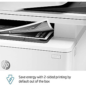 HP Laserjet Pro MFP M428fdn All-in-One Wired Monochrome Laser Printer, White - Print Scan Copy Fax - 40 ppm, 1200 x 1200 dpi, 512MB Memory, Auto Duplex Printing, 50-Sheet ADF, Ethernet, Cbmou Webcam
