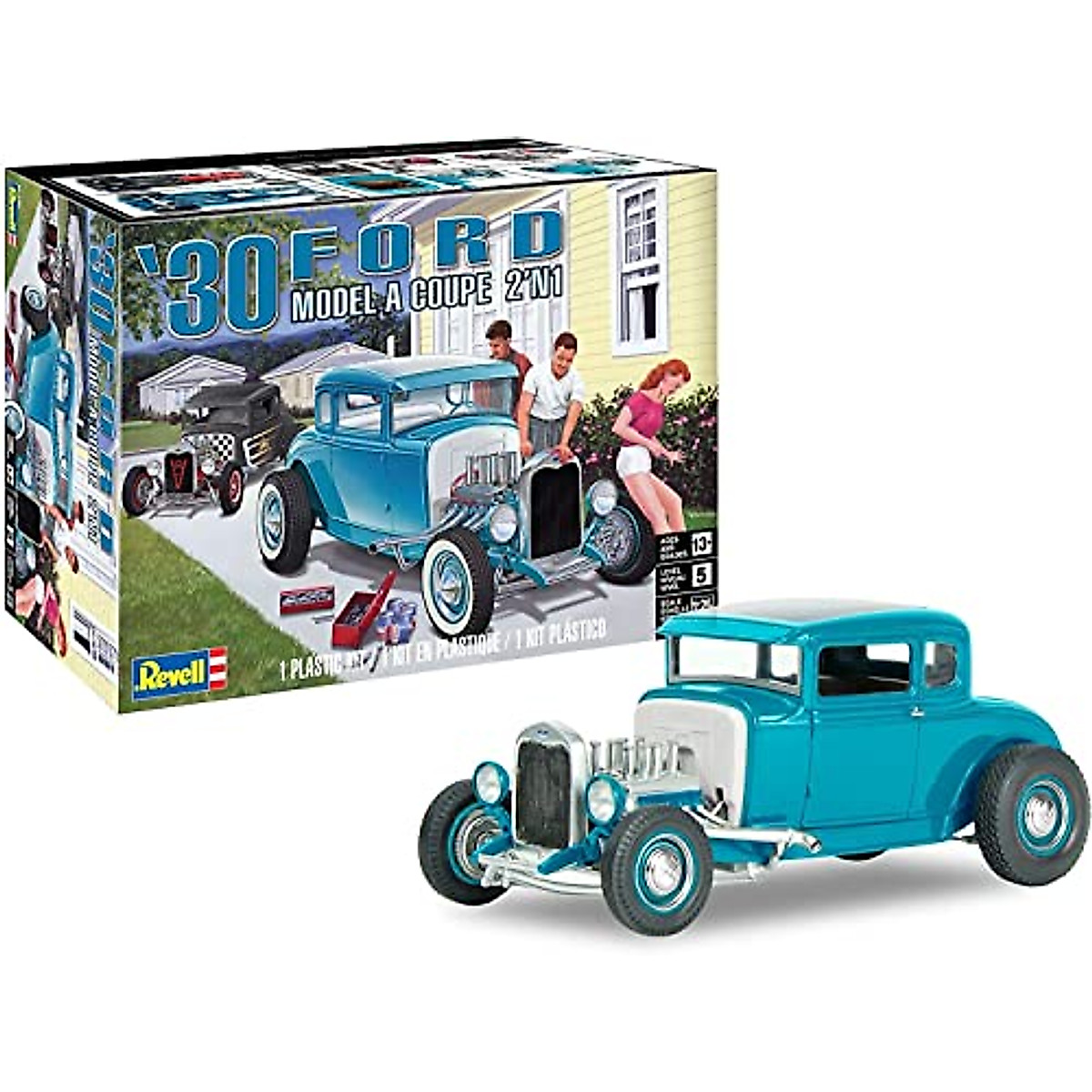 Revell 85-4464 1:25 1930 Ford Model A Coupe 2N1 Model Kit