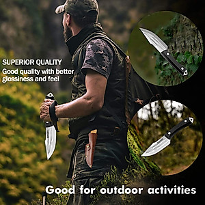 Japan Knives Boning Knife, Small outdoor fixed blade, kitchen utility knives, Meat Cutting, For Home kitchen Cooking Outdoor Camping BBQ