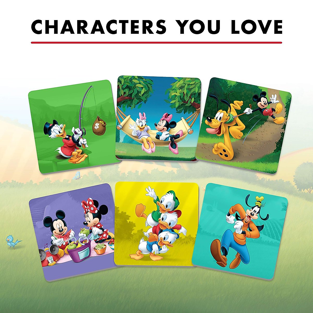 Wonder Forge Mickey Mouse Matching Game - Engaging Board Game for Kids Age 3-5 | Enhances Focus and Memory | Features Favourite Disney Characters | Ideal for Family Fun Time