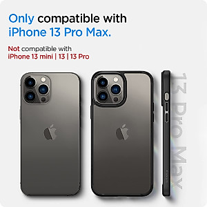 Spigen Ultra Hybrid Designed for iPhone 13 Pro Max Case (2021) - Matte Black