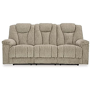 Signature Design by Ashley Hindmarsh Power Reclining Sofa, 86" W x 44" D x 42" H, Gray