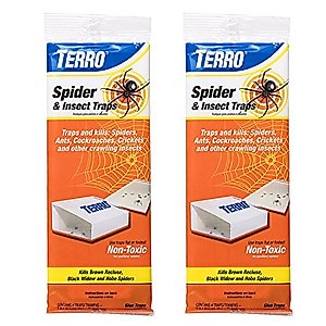 TERRO Spider & Insect Traps (8 Traps, Multi)