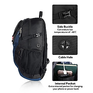 WATERFLY Lightweight Packable Hiking Backpack: Foldable Travel Daypack Ultralight Camping Day Pack for Woman Man