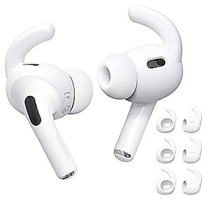 3 Pairs DamonLight Ear Hooks for AirPods Pro 2 Anti Slip Anti Scratches Sport Ear Tips Compatible with AirPods Pro 2nd Generation 2022 Released S & M & L