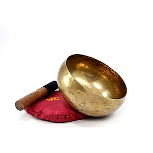 Tibetan Singing Bowl Set - 4th Chakra F (7 Inch)