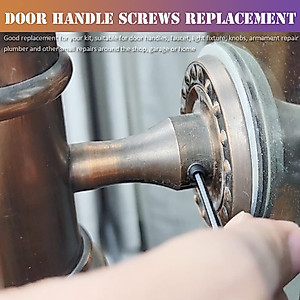 ZTF 530Pcs Metric Set Screw Assortment Kit, M3/4/5/6/8 Grub Screws Internal Hex Drive Set Screws for Bathroom Fixtures, Door Handles knobs, Towel Rack Screws Replacement, 12.9 Grade Alloy Steel