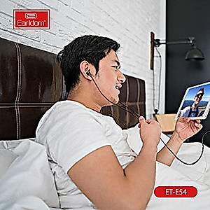 Wired Headphone Metal Earbuds by Amasing Noise Cancelling Stereo Heave Bass Earphones with Micphone Mic，in Ear Headphones Design for iPhone 5 6 Pink Samsung M9