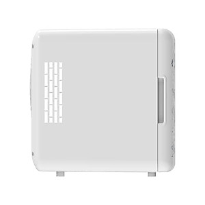 CURTIS MIS138PEP Pepsi Retro Logo, Mini Portable Compact Personal Fridge Cooler, 4 Liter Capacity Chills Six 12 oz Cans, 100% Freon-Free & Eco Friendly, White, 6