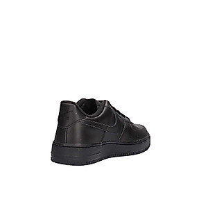 Nike Kid's Air Force 1 Low Preschool Basketball Shoes, Black/Black-Black 10.5C