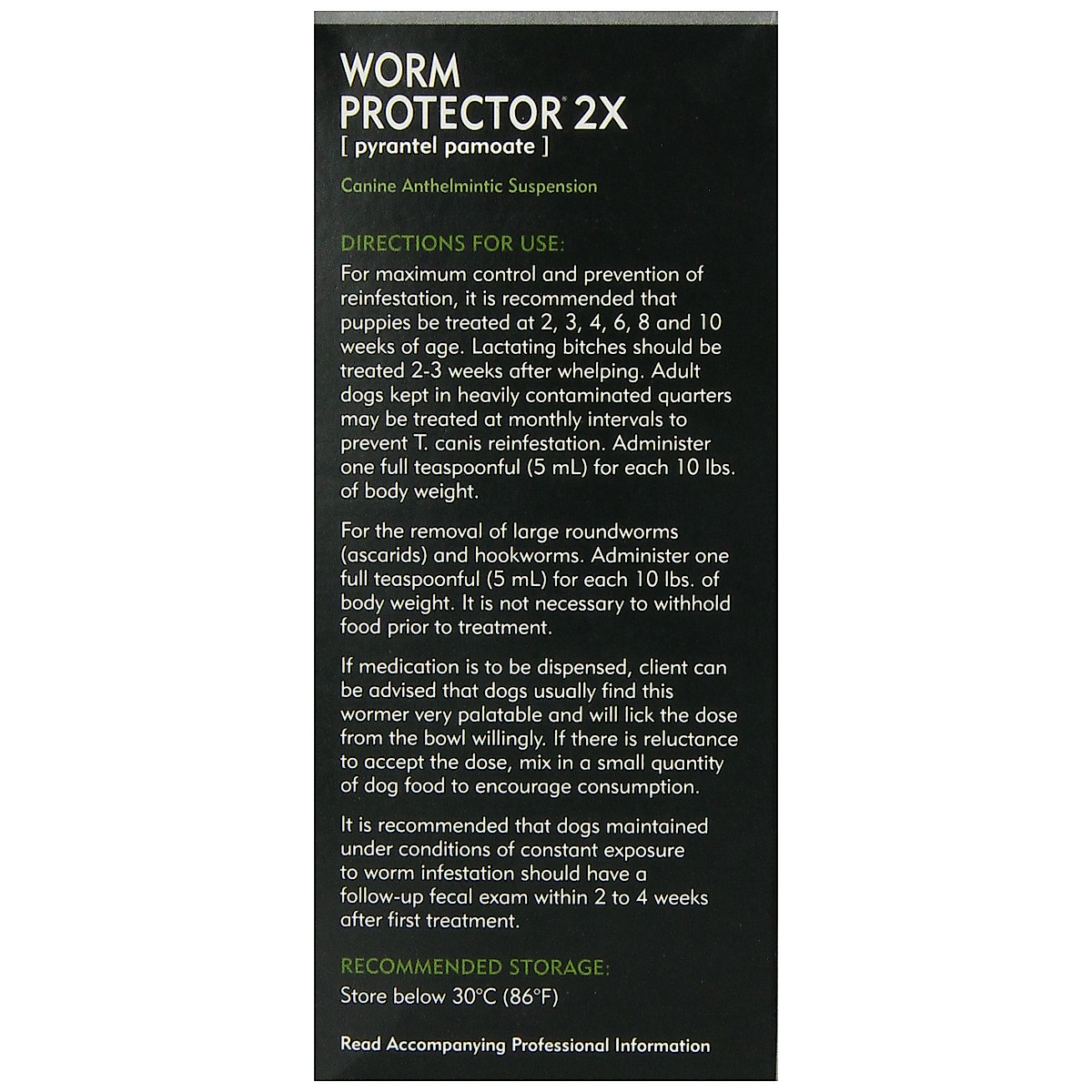 ProLabs Worm Protector 2X for Dogs, 8-Ounce