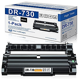 DR730 Drum Unit Compatible DCP-L2550DW Replacement for Brother DR-730 MFC-L2710DW MFC-L2750DW HL-L2350DW HL-L2370DW HL-L2390DW HL-L2395DW Printer Drum DR7301PK Black