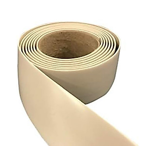 1.5" Wide x 200' Roll Vinyl Strap for Patio Chairs, Lawn Furniture, and Deck Chairs, Make Your Own Replacement Straps, (Dove Beige)