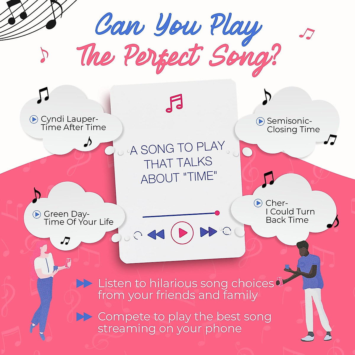 Game That Song - Fun Music Card Game for Adults and Teens - Compete to Play The Best Song- Makes A Great Gift for Music Lovers, Game Night, Karaoke or Singing