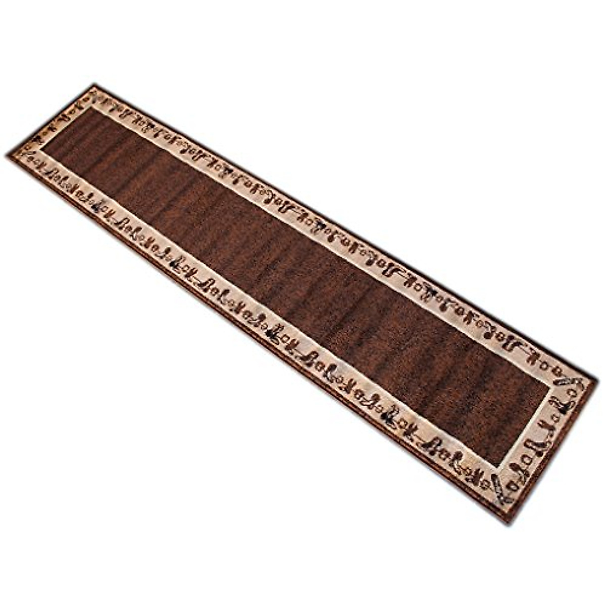 Cowboy Runner Area Rug Design L 375 (2 Feet 4 Inch X 10 Feet 9 Inch) Runner