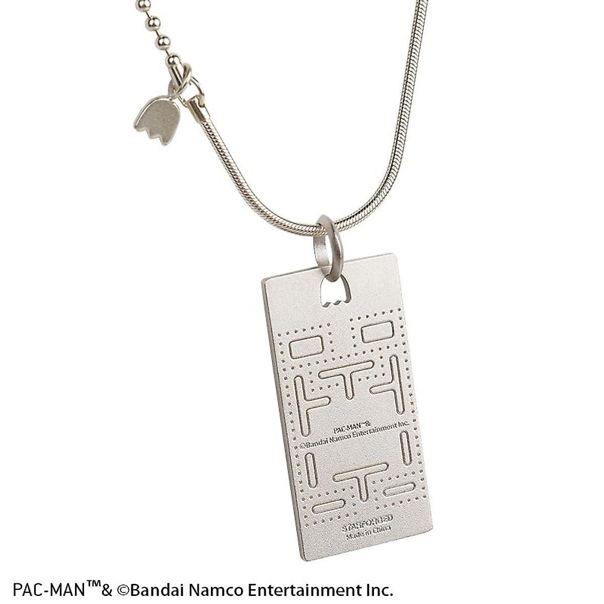 Starforged Pac Man Sterling Silver Gold Plated Video game hip hop Necklace Rapper Pendant