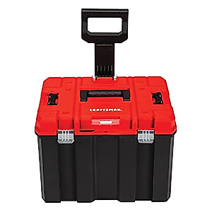 CRAFTSMAN VERSASTACK 29-in. RollingTool Box with Wheels, Red, Plastic, Lockable (CMST17835)