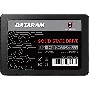 Dataram 480GB 2.5" SSD Drive Solid State Drive Compatible with HP ZBOOK 15U G4