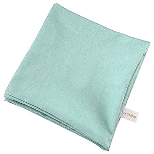 Deconovo 24 Inch Summer Pillow Covers Pack of 2 Green Pillowcase Covers Square Throw Pillow Cover for Bed Sofa Pillow 24 x 24 Inch Grass Green Set of 2 No Pillow Insert