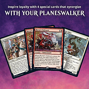 Magic: The Gathering Throne of Eldraine Rowan, Fearless Sparkmage Planeswalker Deck | Ready-to-Play | 60- Card Starter Deck