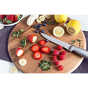 Ironwood Gourmet - 28198 Ironwood Gourmet Round Everyday Cutting Board, 14 x 14 x 0.75 inches