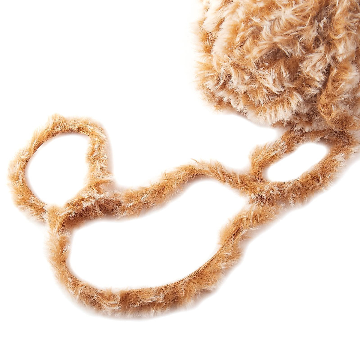 BEEFLYING Soft Fur Fluffy Plush Thick Knitting Yarn Fur Wool Thread Super Soft Fur Crochet Yarn for Scarf Coat Hat Rugs