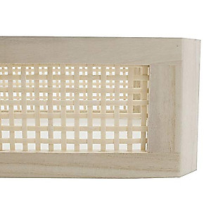 Woven Wooden Bamboo Basket,Rectangular Storage Basket,Natural and Decorative, Arts and Crafts.