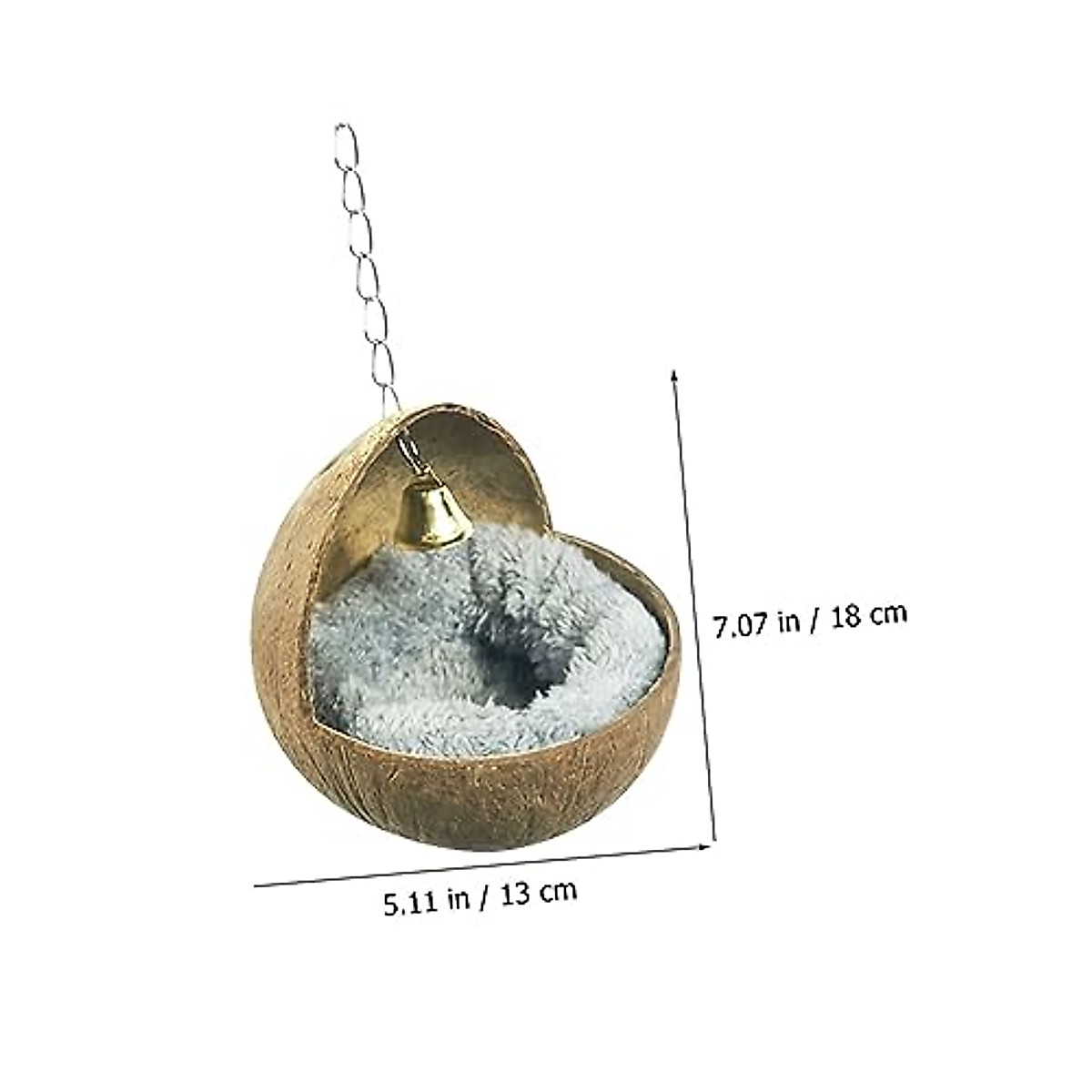 CIYODO Stuffed Toy Stuffed Bee Plushy Pets Guinea Pig House Hamster Stuffed Animals Parrot Toys Parrot Supply Hanging Parrot House Bird Bed for Cage Bird House Guinea Pig Nest The Swing