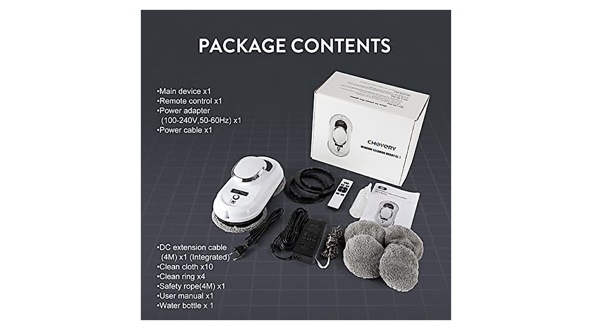 CHOVERY Window Cleaner Robot - Effortless Glass Cleaning