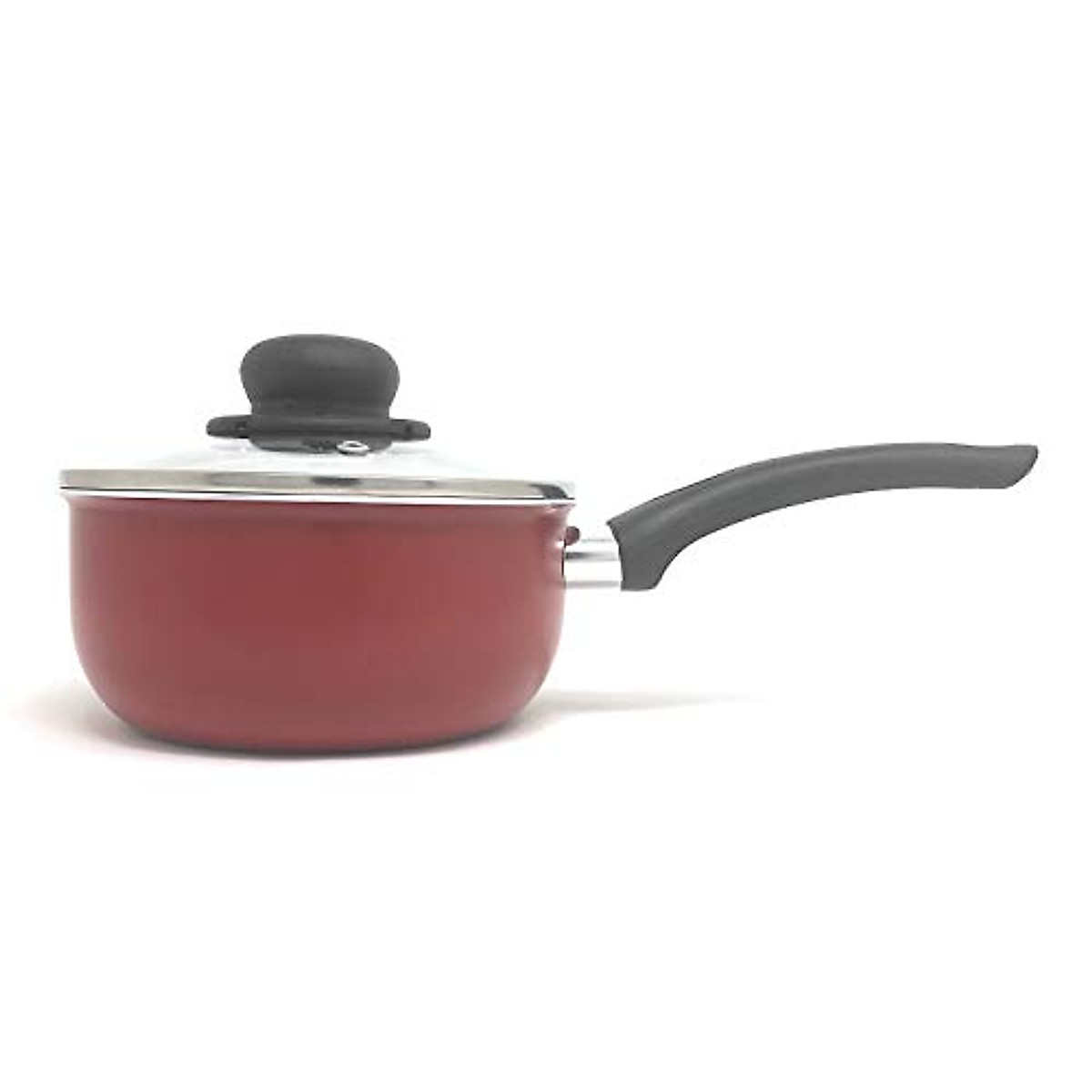 RAVELLI Italia Linea 10 Non Stick Saucepan with a lid, 1 Quart