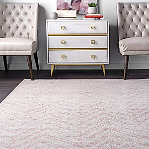 nuLOOM Rosanne Geometric Area Rug, 5' x 7' 5", Pink