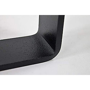 Wide Base Trapezoid Steel Dining Table Legs-Choose Your Height and Width