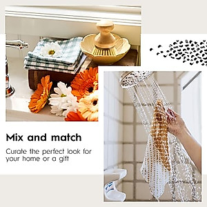 GEOMETRY Kitchen Dish Cloths - Quick Dry Dishcloths for Kitchen - Premium Dish Rags with Geoweave (Lemon Delight)