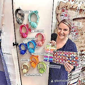 AILIHEN Kids Headphones Bulk 10 Pack for School K-12 Students, Classroom Wired Headphones with Microphone & 85dB Volume Limited & Sharing, 3.5mm Jack for Chromebook, Computer, Laptop (Multicolor)