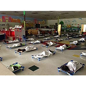 Cot Sheets for Daycare Standard Size-Pack of 12 Daycare for Toddler and Preschoolers Cot Bed Fitted Sheets for Daycare Cots-Daycare Mat Sheet-White Toddler Daycare 23" x 51"