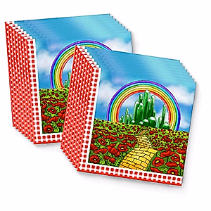 The Wonderful Wizard of Oz Birthday Party Supplies Set Plates Napkins Cups Tableware Kit for 16