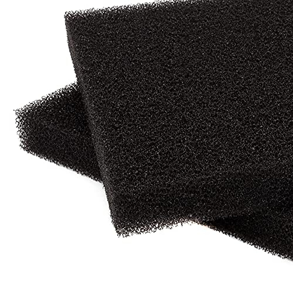 Aquafa Aquarium Sponge Filter Media Pad 9 x 9 x 1 inch, Cut to Fit Biochemical Filter Bio Foam Pad, 2 Pcs