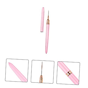 FRCOLOR Nail Art Drawing Pen Pinceles Para Acrilico Uñas Pinceles Para Uñas Acrilicas Pedicure Tools Rhinestone Dotting Pen Liner Brush for Nails Nail Liner Pen Nails Brush