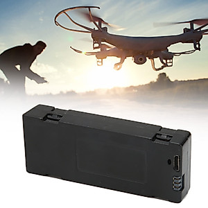 RC Drone Li Ion Battery, Compact Remote Control UAV Battery 3.7V 1800mAh Universal ABS Housing for P8 for E99 for E525