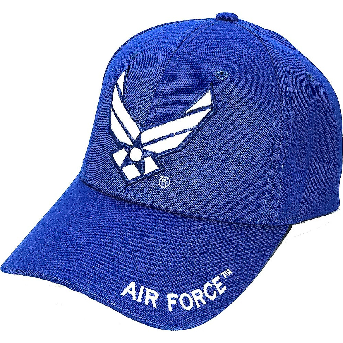 USAF United States Air Force Veteran Blue Baseball Cap Hat (Air Force Wings)