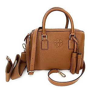 Tory Burch Thea Web Small Satchel Crossbody Bag (Moose)
