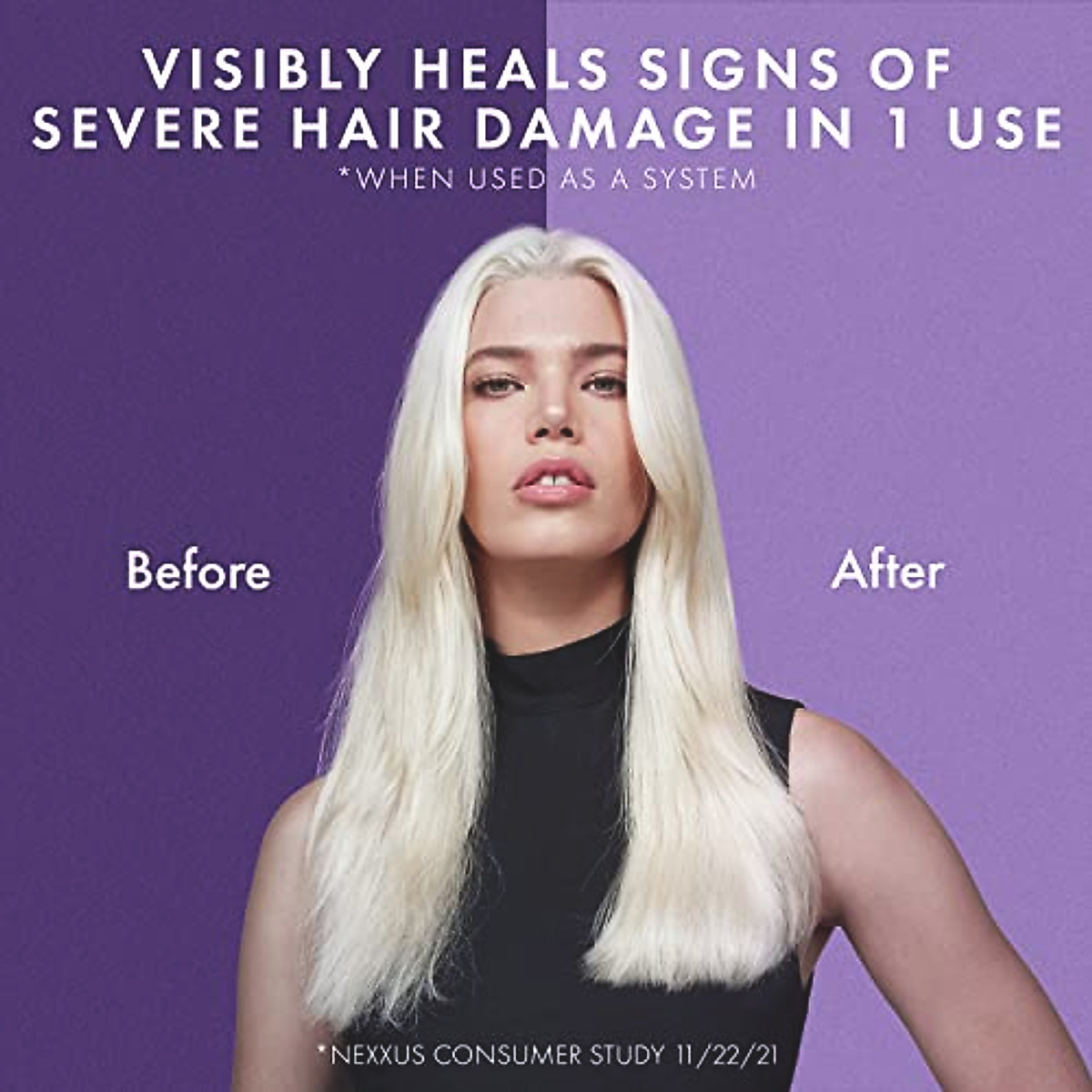 Nexxus Keraphix ProteinFusion Conditioner with Keratin Protein and Black Rice Conditioner for Damaged Hair 33.8 oz