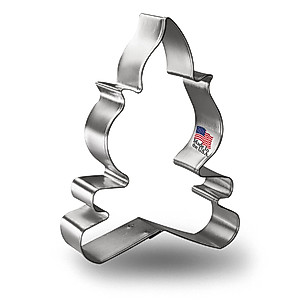 Campfire Cookie Cutter 4 Inch – Made in the USA – Foose Cookie Cutters Tin Plated Steel - Campfire Cookie Mold