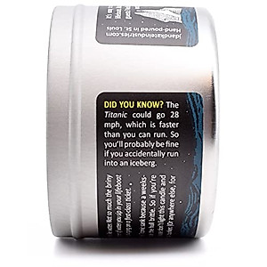 JD and Kate Industries Titanic Scented Candle | Hand-Poured in 16 oz tin | Ocean Scent