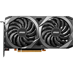MSI Gaming GeForce RTX 3050 8GB GDRR6 128-Bit HDMI/DP PCIe 4 Torx Twin Fans Ampere OC Graphics Card (RTX 3050 Ventus 2X 8G OCV1)