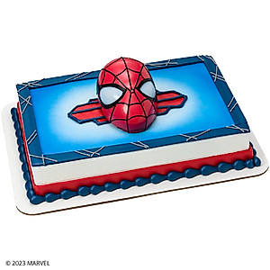 DecoSet® Marvel Spider-Man™ Ultimate Light Up Eyes Cake Topper, 1-Piece Cake Topper Set, Superhero Head with Lights