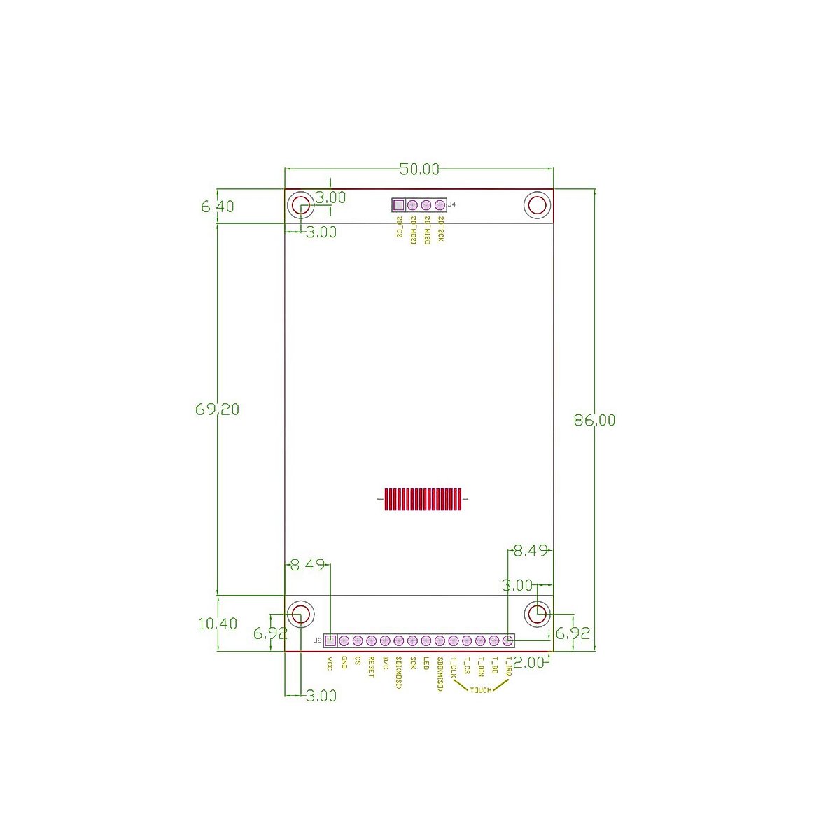 HiLetgo 2.4" SPI TFT LCD Display 2.4 Inch ILI9341 Touch Panel LCD ILI9341 240x320 5V 3.3V
