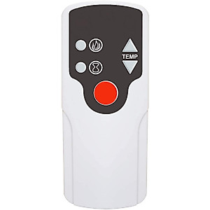 Replacement for Twin Star Fireplace Remote Control for 26II033FGL 28II033FGL 32II033FGL 33II033FGL 18II033FSL 23II033FSL 25II033FSL 26II033FSL 28II033FSL 32II033FSL 33II033FSL 18II033CGL 23II033CGL