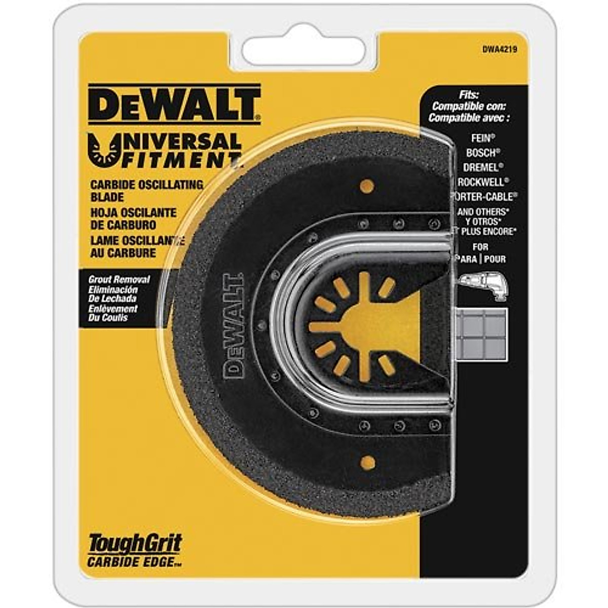 DEWALT 20V MAX XR Oscillating Multi-Tool Kit with Grout Removal Blade (DCS356D1)