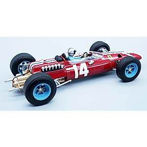512#14 Pedro Rodriguez Formula One F1 United States GP (1965) with Driver Figure Mythos Series Limited Edition to 90 Pieces Worldwide 1/18 Model Car by Tecnomodel TMD18-98D